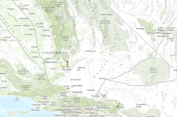 Californian Montane Conifer Forest - Habitat Intactness, DRECP | Data Basin