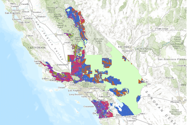 SSURGO Soil Data for Southern California deserts, USA | Data Basin
