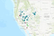 US Wild Horse/Burro Territory 1971 and now | Data Basin