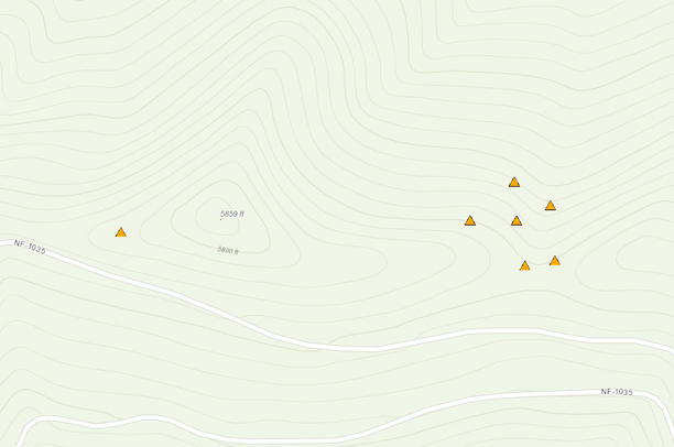 Alaska Yellow Cedar Locations, Whiskey Peak | Data Basin