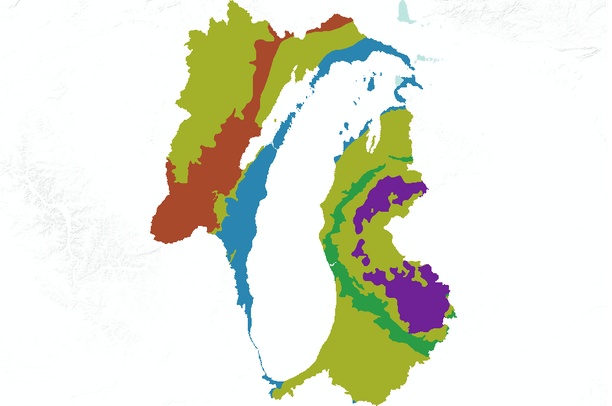 Lake Michigan basin, USA: Principal Aquifers | Data Basin