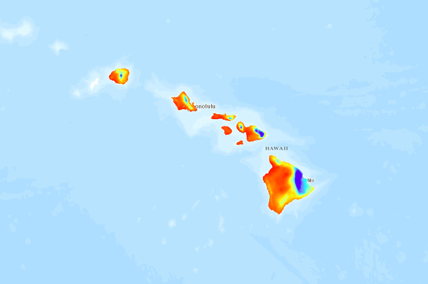 Hawai‘i Monthly Rainfall (inches) 2000-2012 | Pacific Islands Climate ...