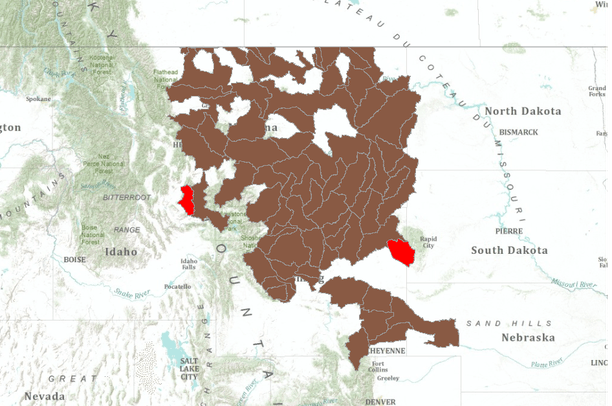 Stonecat (Noturus flavus) distribution and status by HUC8 | Data Basin