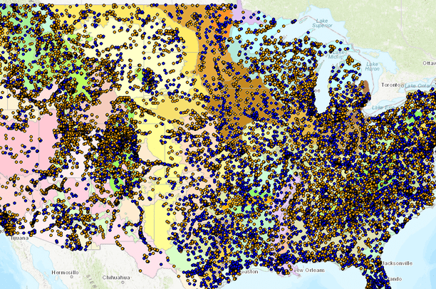 EcoRegion III and USGS Streamgages | Data Basin