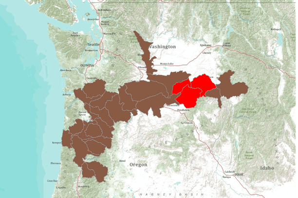 Sand roller (Percopsis transmontana) distribution and status by HUC8 ...