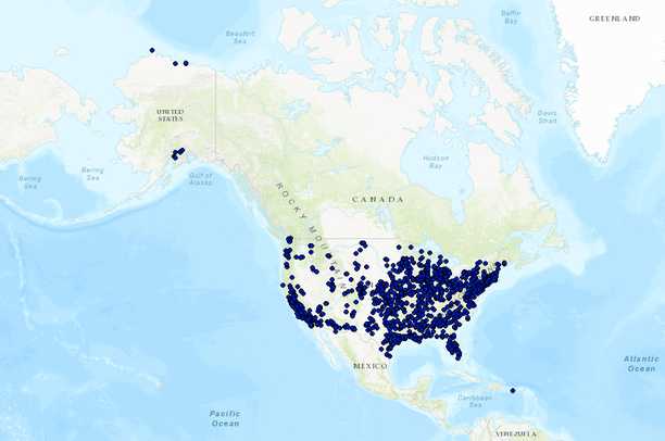Natural Gas Plants USA | Data Basin