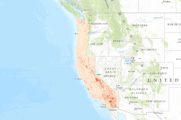 Sensitive soil index for the North Pacific and California Landscape ...