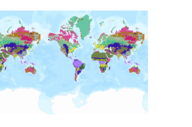 Synmap global potential vegetation | Data Basin