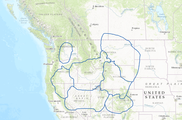 Greater Sage-Grouse 2015 USFWS Status Review Management Zones | Data Basin