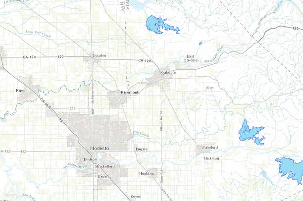 Lakes, Stanislaus County, California | Data Basin