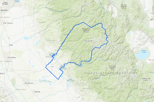 TUD Service Area | Data Basin