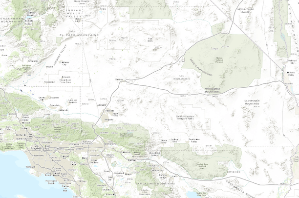 California Annual Forb/Grass Vegetation - Habitat Intactness, DRECP ...
