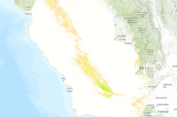 Giant Kangaroo Rat Species Distribution Model: William Bean (2014 ...