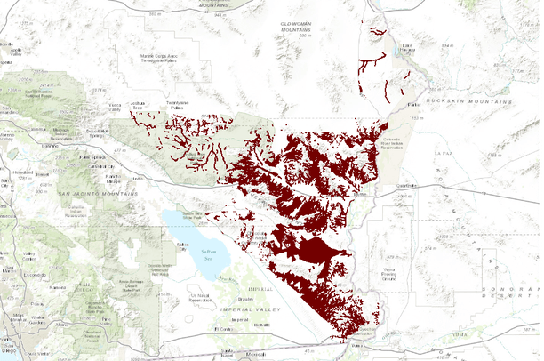 Burro Deer - Species Distribution Model, DRECP | Data Basin