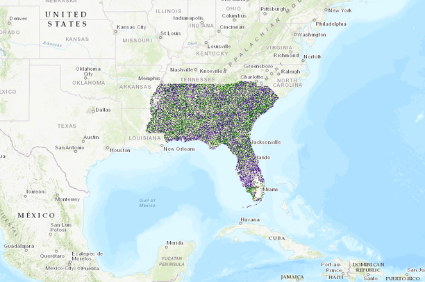 Forest Maturity - Southeastern States, USA | Data Basin