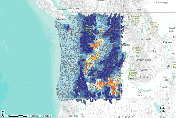 Projections of Change in Surface Runoff for Oregon and Washington ...