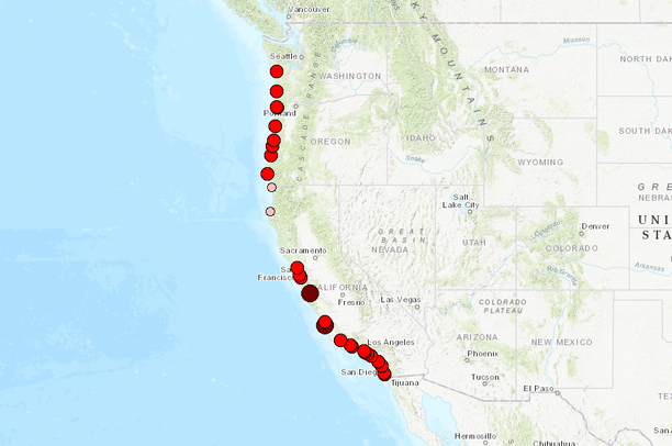 Offshore Wind Energy Potential Substations [ >110kV ] | Data Basin