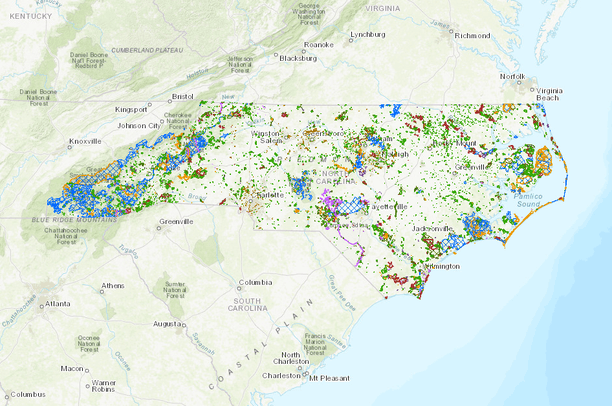 NC Managed Areas | Data Basin