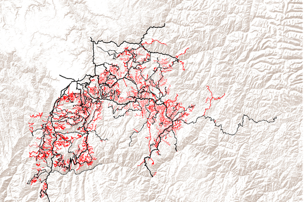 Roads System on Nez Perce National Forest | Data Basin