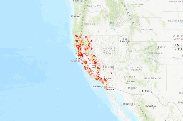 Wildfires for 2018-2020 | Data Basin
