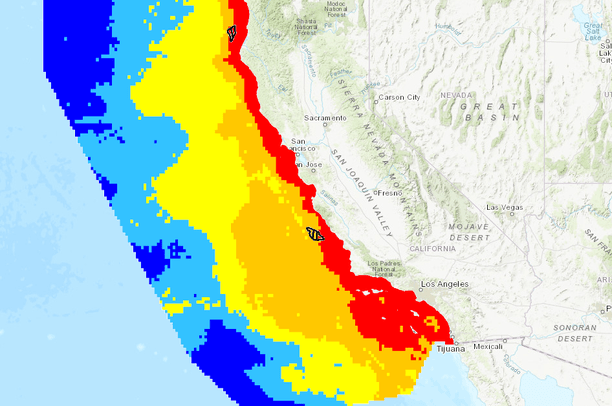 CA OSW + Densities | Data Basin
