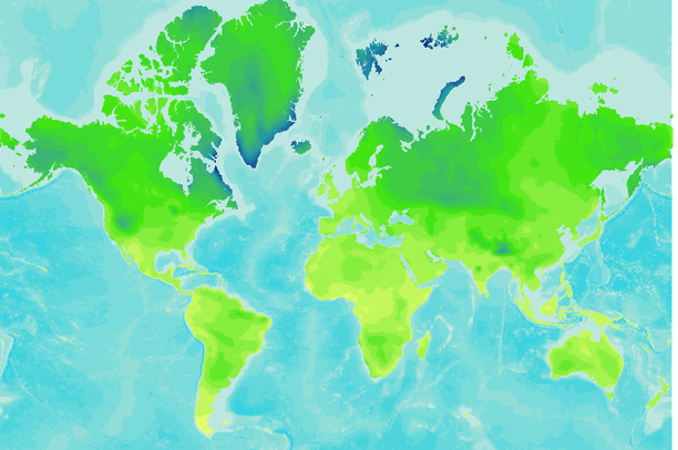 Standard deviation for average spring temperature (Celsius), 2080-2099 ...