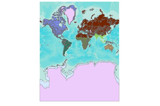 Terrestrial Realms of the World | Data Basin