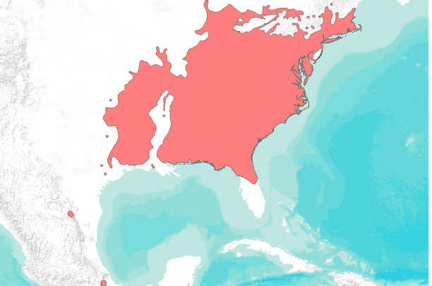 Flowering dogwood (Cornus florida) extent, North America | Data Basin