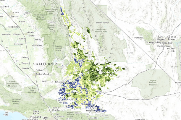 Mohave ground squirrel - Habitat Intactness, DRECP | Data Basin