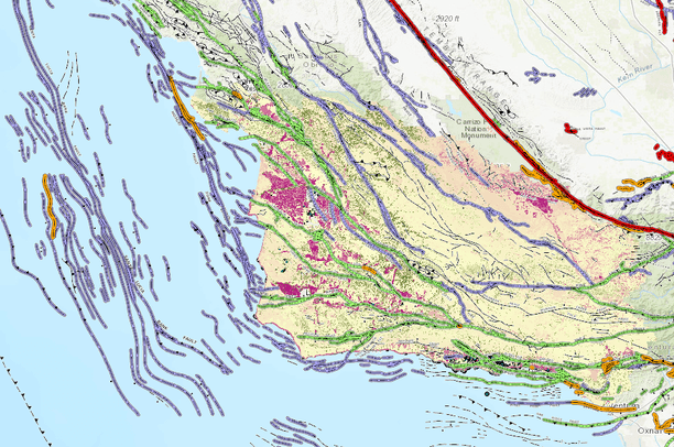 Avian habitat suitability, breeding bird survey, geologic faults | Data ...
