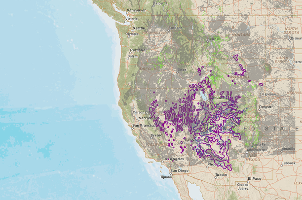 >70% probability of change for Juniperus osteosperma Utah Juniper 3-PG ...