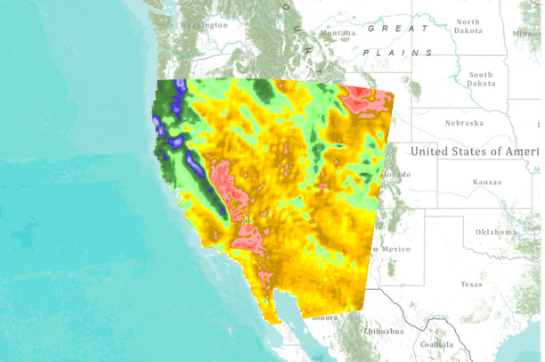 4KM Original: Average Annual Total Precipitation (1968 - 2060) GCM ...