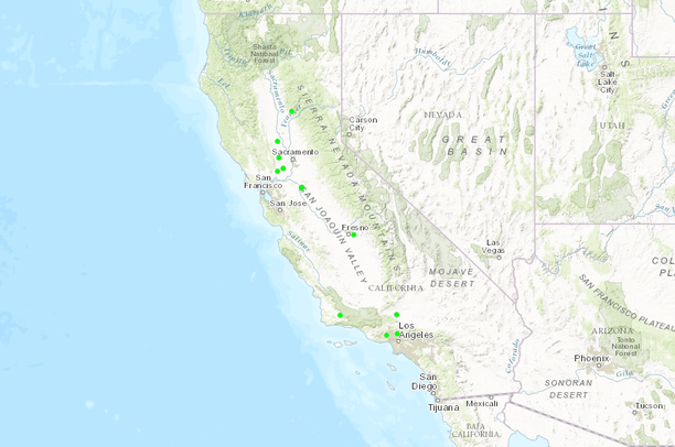 Natural Gas Storage Facilities | Data Basin