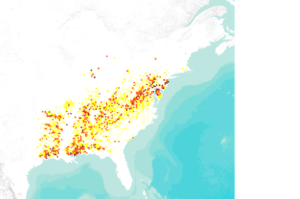 Eastern United States Climate Change Tree Atlas - Suitable habitat for ...