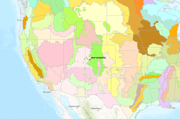 site within Level 3 ecoregions | Data Basin