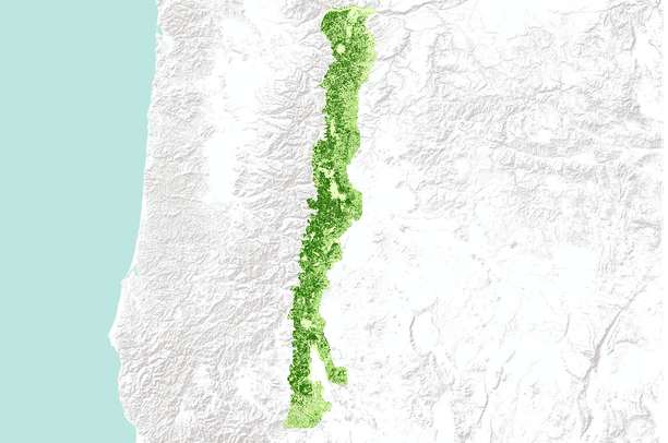 Conifer cover for the Eastern Cascades Oregon physiographic province of ...
