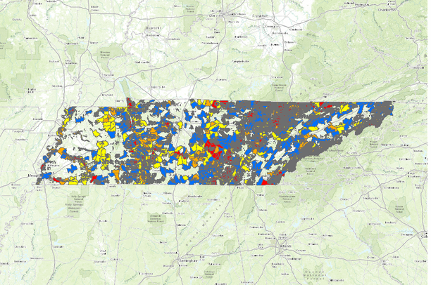 Tennessee Priority Areas | Data Basin