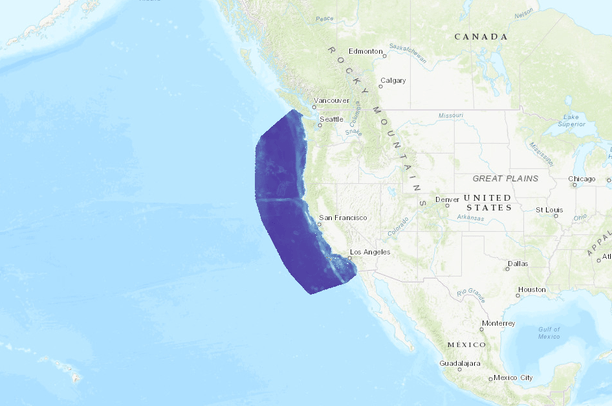 Common, Arctic Tern Predicted At-Sea Density, U.S. West Coast | CA ...