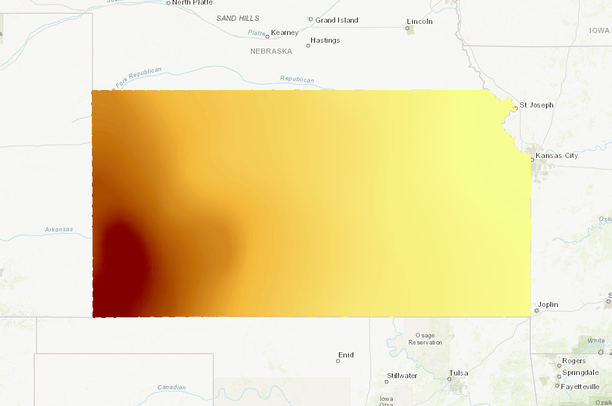 Climatic (C) Factor, Kansas | Data Basin