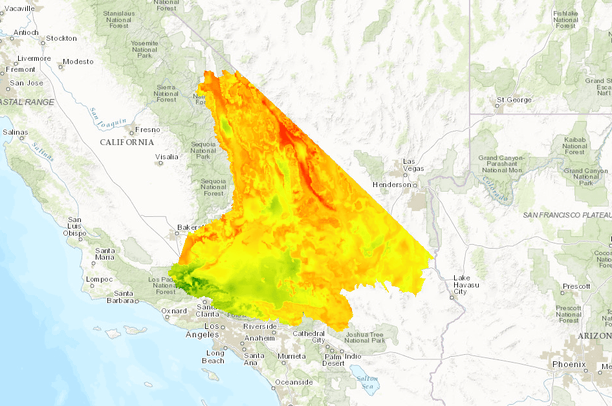 Climate Stability (to about 2075, normalized raster) | Data Basin
