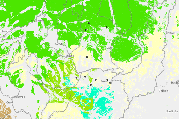 Ocorrências de Euglossa imperialis - Mato Grosso | Data Basin