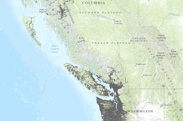 OpenStreetMap roads for the NPLCC Geography | Data Basin