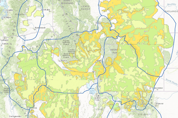 Greater Sage-Grouse - Quick Start Map | Data Basin