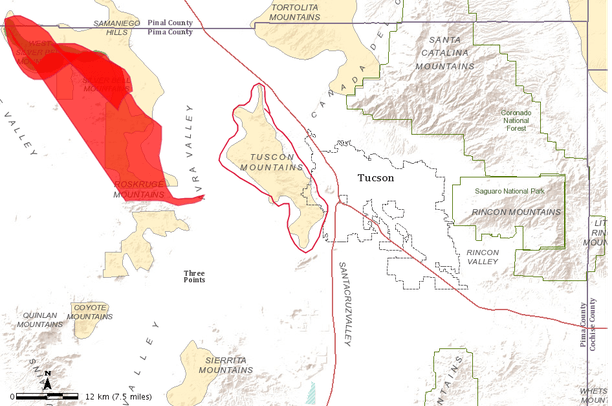 tucson tortoise habitat | Data Basin