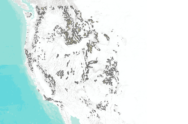 National Inventoried Roadless Areas (Western US) | Data Basin