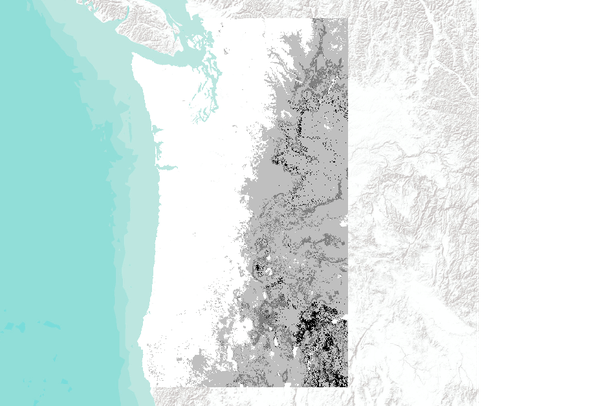 Simulated historical PNW percent area burnt annually by wildfires (1971 ...