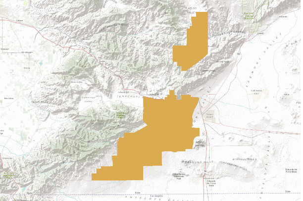 Tehachapi Wind: Unofficial Wind Inclusion Area Boundary for Proposed ...