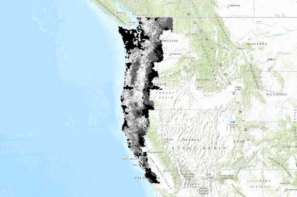 Forest importance for drinking water supply | Data Basin