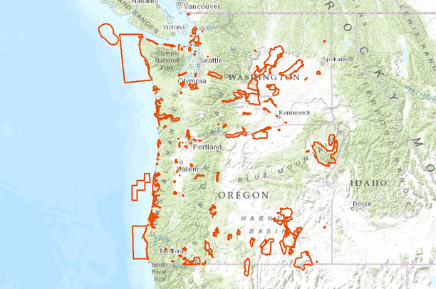 Important Bird Areas of Washington and Oregon | Data Basin