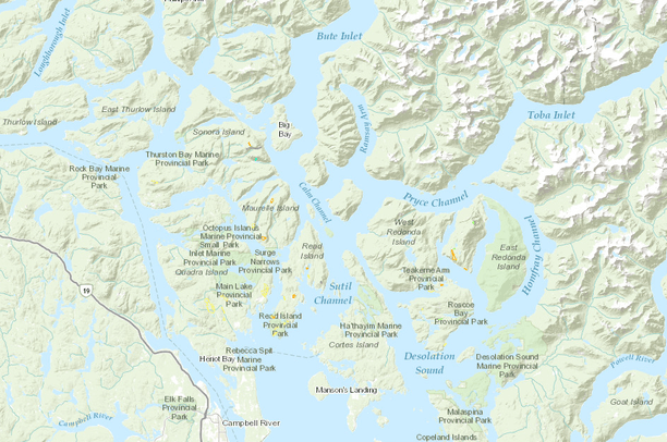 Tertiary sensitive ecosystem polygons | Data Basin